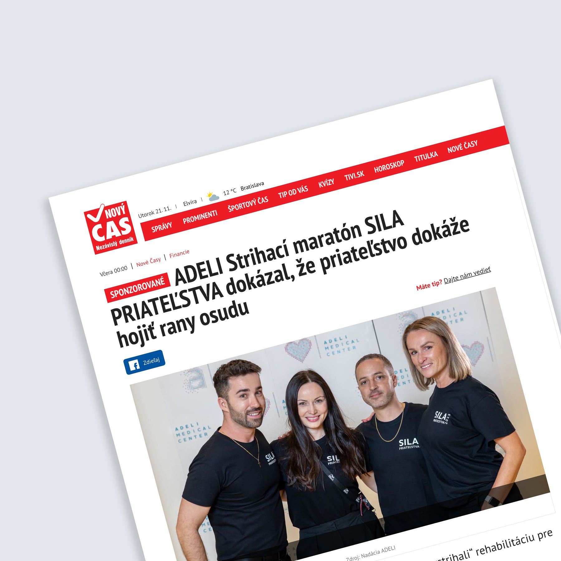 Freundschaft Heilt: Der ADELI Maraton der Solidarität | ADELI Medical ...